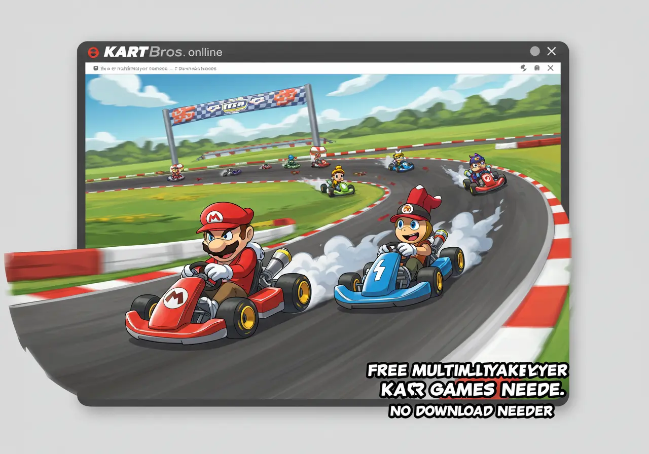 KartBros: Free Browser Kart Racing – Play Kart Bros Online